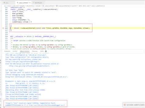 Segmentation Fault Occured When Using Cuda Gdb In Wsl2 Cuda Gdb