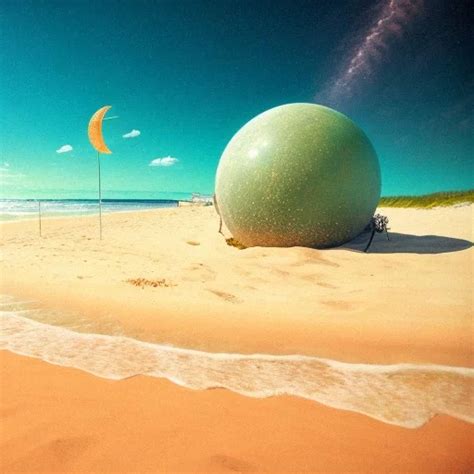 Ai Art Generator Summer At The Beach On Another Planet