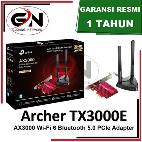 Jual TP LINK AX WiFi Bluetooth PCIe Adapter TP LINK TX E Jakarta Pusat Gudang