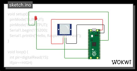 Automatic Door Using Rp Copy Wokwi Esp32 Stm32 Arduino Simulator