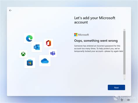 Bypass Microsoft Account Requirement When Setting Up Windows 11 With Internet Neowin