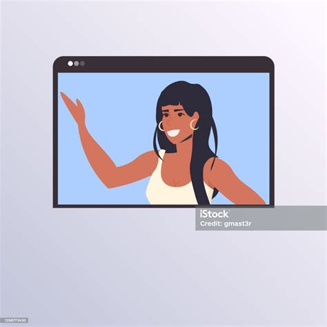 화상 통화 원격 작업 격리 격리 통신 중에 가상 회의를 갖는 여성 가공의 인물에 대한 스톡 벡터 아트 및 기타 이미지 가공의 인물 가상현실 개념 Istock