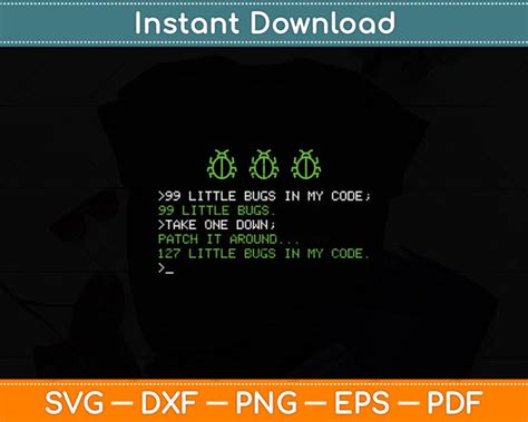 Debugger Programmer Coding Hacker Computer Science Dev Funny Svg File Artprintfile