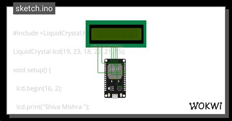 Name Lcd Wokwi Esp32 Stm32 Arduino Simulator