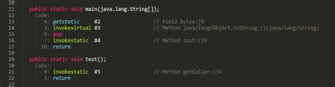 Java Bytecode Packages Package Control