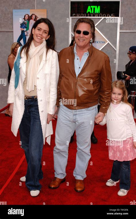 Los Angeles Ca March 13 2005 Actor Don Johnson And Wife Kelley