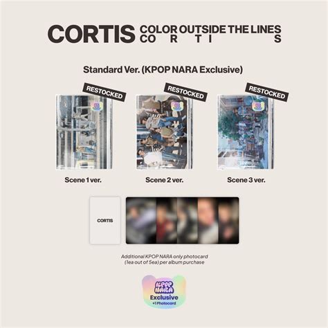 Cortis Color Outside The Lines Kpop Nara Exclusive Kpop Nara
