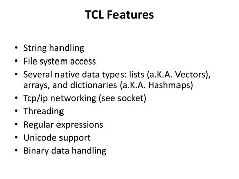 PPT Introduction To TCL PowerPoint Presentation Free Download ID 6362009