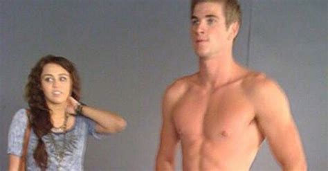 Liam Hemsworth And Miley Cyrus Throwback Photo 2016 POPSUGAR Celebrity