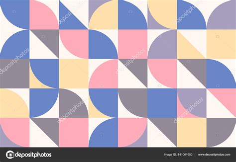 Geometric Pattern Background Design Banner Flyers Print Poster Wallpaper Fabric Stock Vector