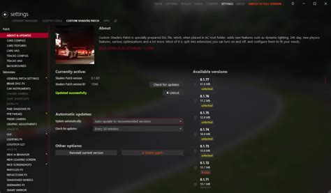 Assetto Corsa: How to Install Content Manager + Custom Shaders Patch + Sol Mod