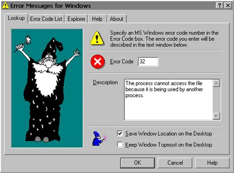 Find Out What Error Codes Mean Using Error Messages For Windows Online Computer Tips