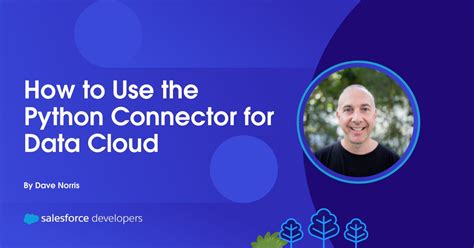 sfdc mindz on linkedin how to use the python connector for data cloud