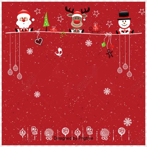 동화 일러스트 크리스마스 눈사람 사불상 빨간색 배경 성탄나무귀엽다 Png 일러스트 무료 다운로드 Lovepik