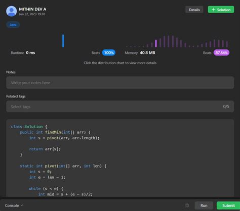 Leetcode Codingchallenge Algorithm Linkedlist Programming Java Mithin Dev A