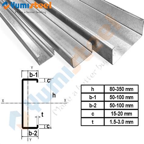 High Strength Good Price Galvanized Steel C Roofwall Purlin