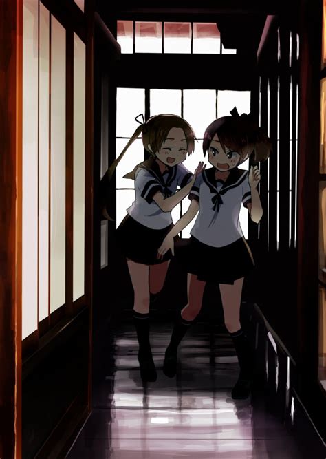 Shikinami And Ayanami Kantai Collection Drawn By Annin Musou Danbooru