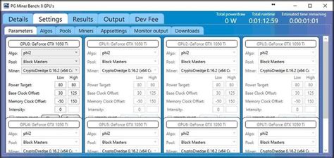 GPU Mining Benchmark Tool NVIDIA Only