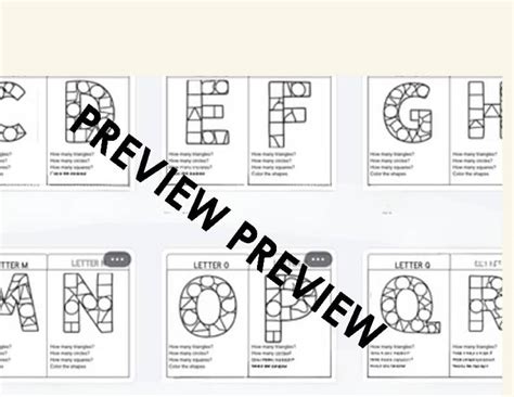 Mixed Shape Alphabet And Numbers Worksheets Shapes Letters And Numbers
