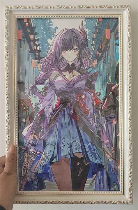 Genshin Impact Raiden Shogun Hot Sexy Hand Drawing Owens Collections