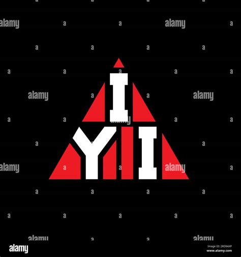 Iyi Triangle Letter Logo Design With Triangle Shape Iyi Triangle Logo Design Monogram Iyi