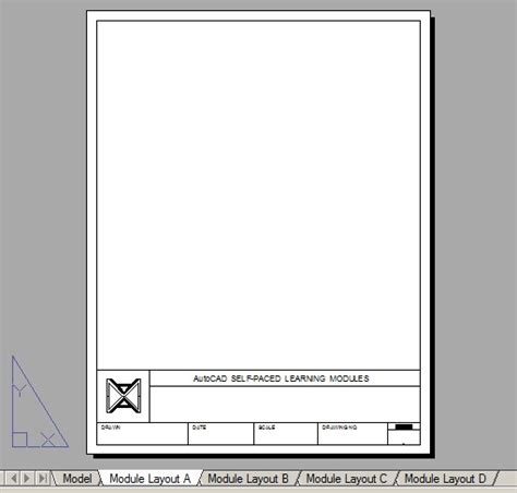 Module Layouts Part Introduction To Drafting And AutoCAD D