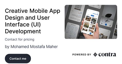 creative mobile app design and user interface ui development by