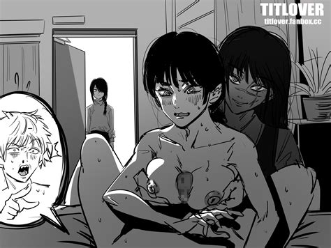 Rule 34 1boy 3girls Being Watched Blush Braided Hair Breasts Censored