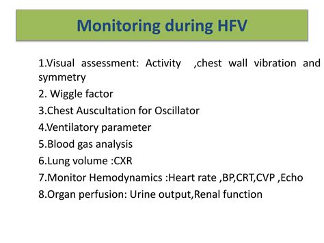 Seminar On Hfv High Frequency Ventilation Ppt