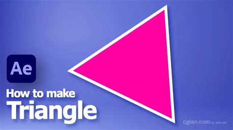 After Effects How To Make Triangle