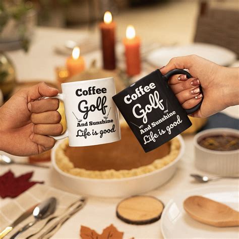 Golf Coffee Mug Funny Golf Lover T Golf Themed Ceramic Coffee Mug