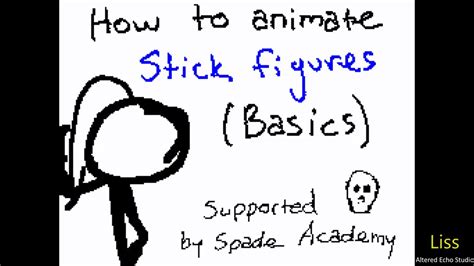 How To Animate Stick Figures By Liss YouTube