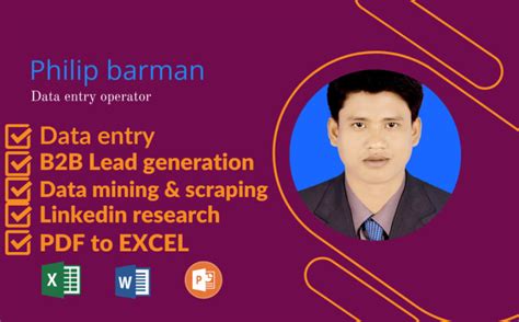 do data entry copy paste web scarping and excel data entry by