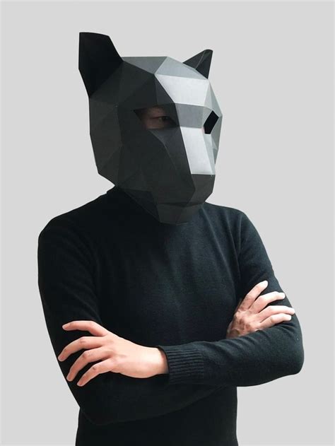 Black Panther Mask Printable Template