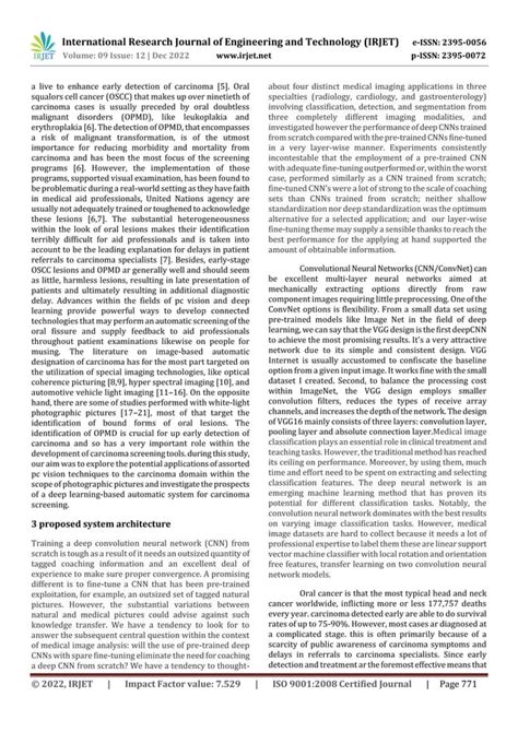 Oral Cancer Detection Using Image Processing And Deep Neural Networks Pdf Dental Health