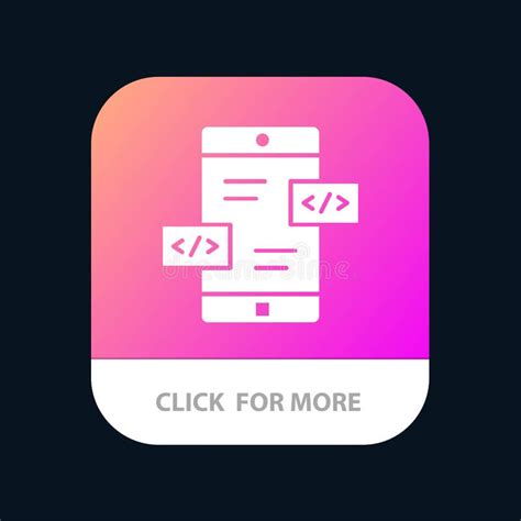 Mobile App Button Icon Set Stock Vector Illustration Of Dialog