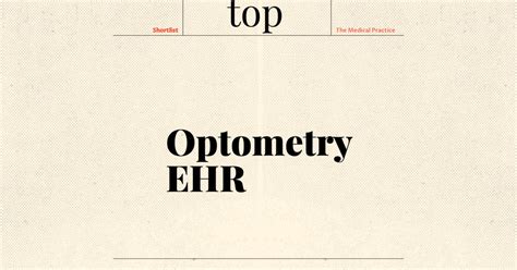 22 Best Optometry Ehrs For 2025 [my Reviews] The Medical Practice