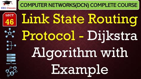 L46 Link State Routing Protocol Dijkstra Algorithm With Example