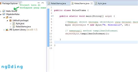 Objek Dan Kelas Dalam Bahasa Pemrograman Java Belajar Pemrograman