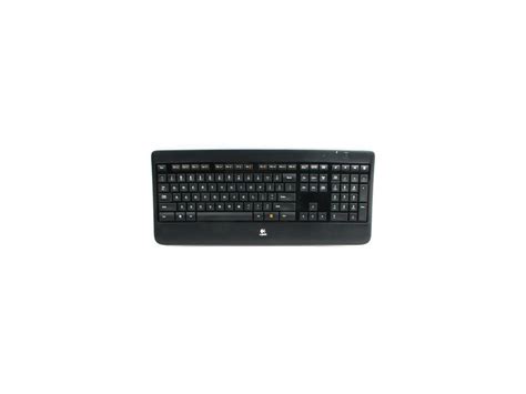Logitech K800 2 4ghz Wireless Slim Illuminated Keyboard Black
