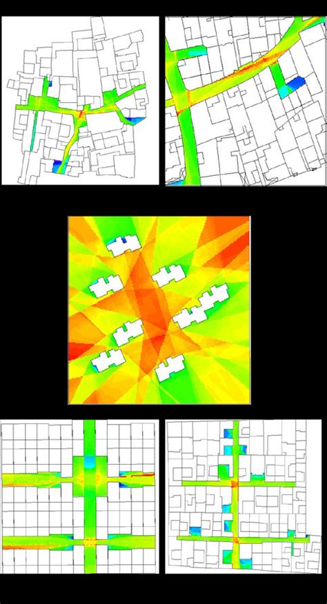 Graphical Results Of Isovist Occlusivity Analysis The Case Of 5