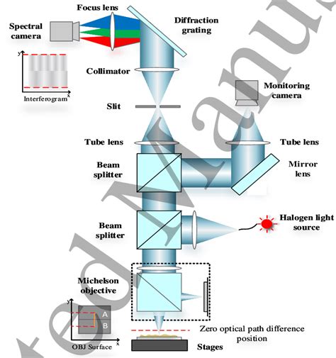 Schematic Of Michelson Type White Light Spectral Interferometer Download Scientific Diagram