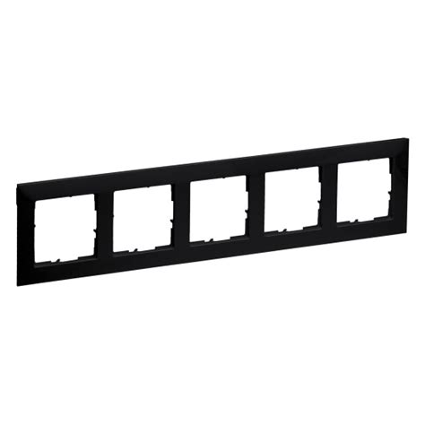 Legrand 765375 Seano 5 Fach Rahmen In Der Farbausführung Schwarz