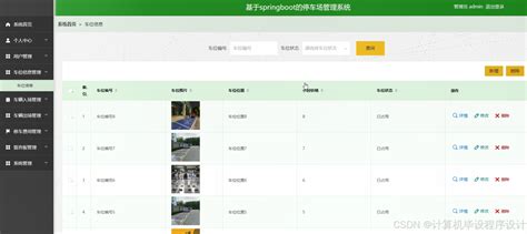 【开题报告】基于springbootvue停车场管理系统（程序源码论文 计算机毕业设计基于springbootvue智能停车场系统