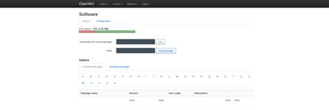 OpenWrt Out Of Memory While Actually There Is Freespace Installing And Using OpenWrt