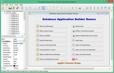 V4x Database Application Builder Create Database Driven Local Or