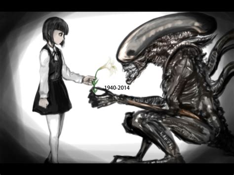 Xenomorph And Hr Giger Alien Drawn By Nullhachi Danbooru