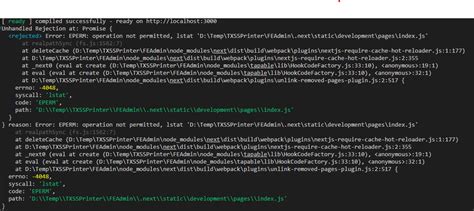 Unhandled Rejection At Promise · Issue 10157 · Vercelnextjs · Github