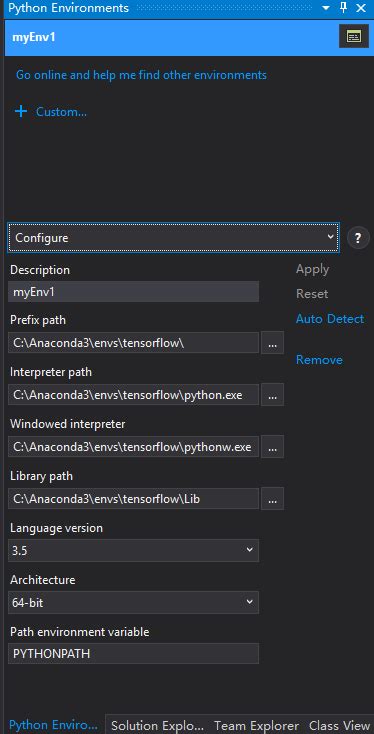 Visual Studio Code Tensorflow