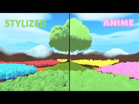 Stylized Anime Trees Pack Foliage Shader Unity Forum